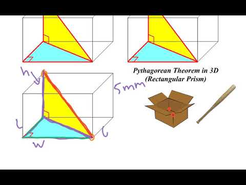 Pythagorean Theorem in a Prism - YouTube