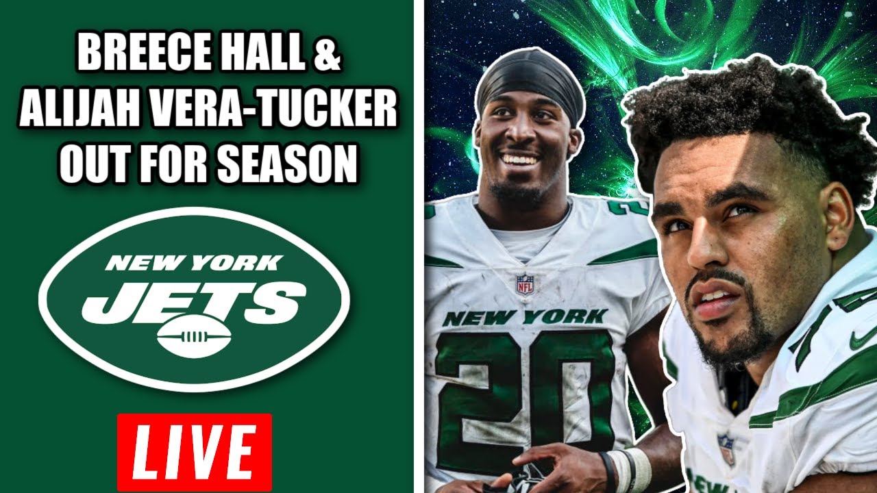 New York Jets Breece Hall & Alijah Vera-Tucker OUT For Season.... - YouTube