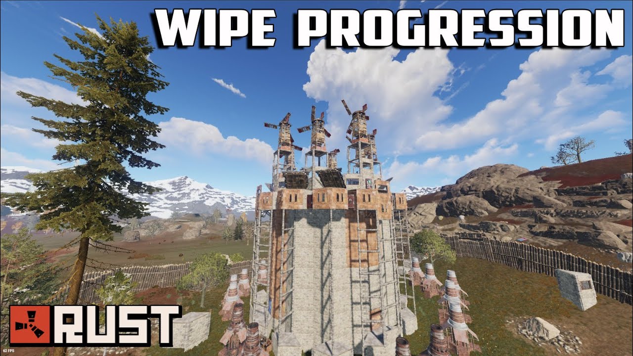RUST - ZERG PROGRESSION// WIPE WITH RB // ONLINE RAIDS // ROAMS ...