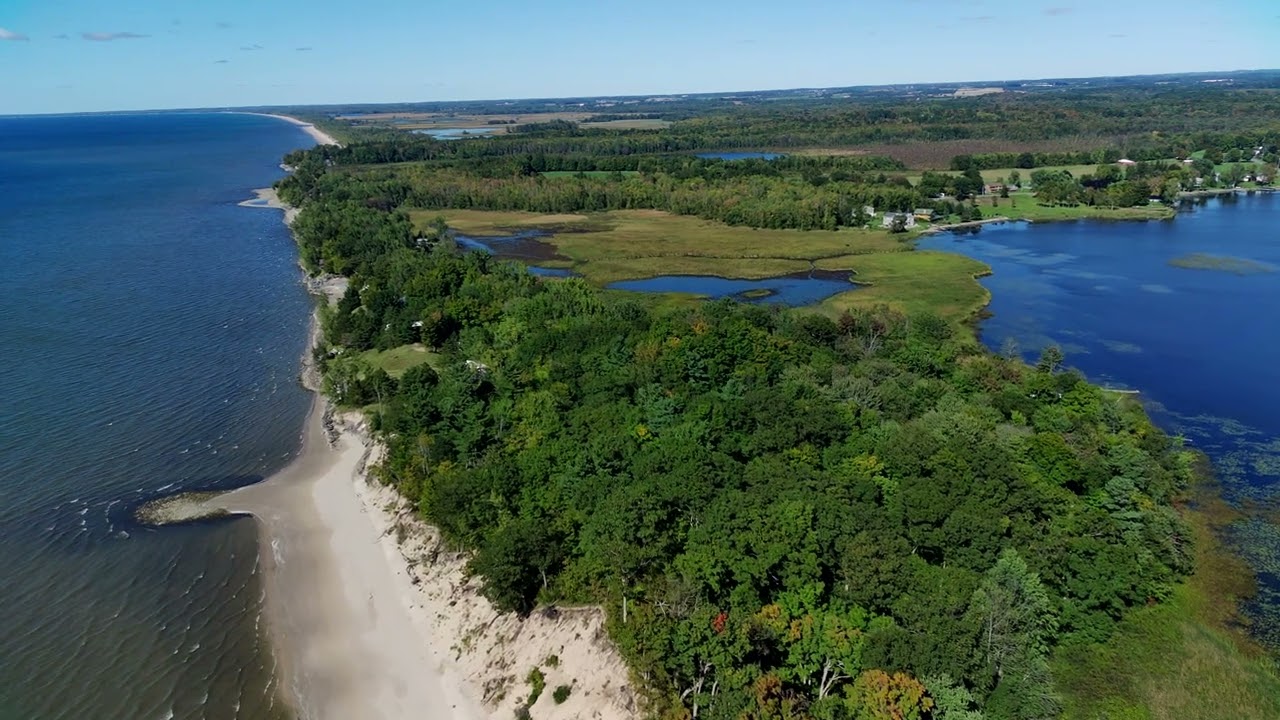 Unedited Aerial Flight Around Sandy Pond. - YouTube
