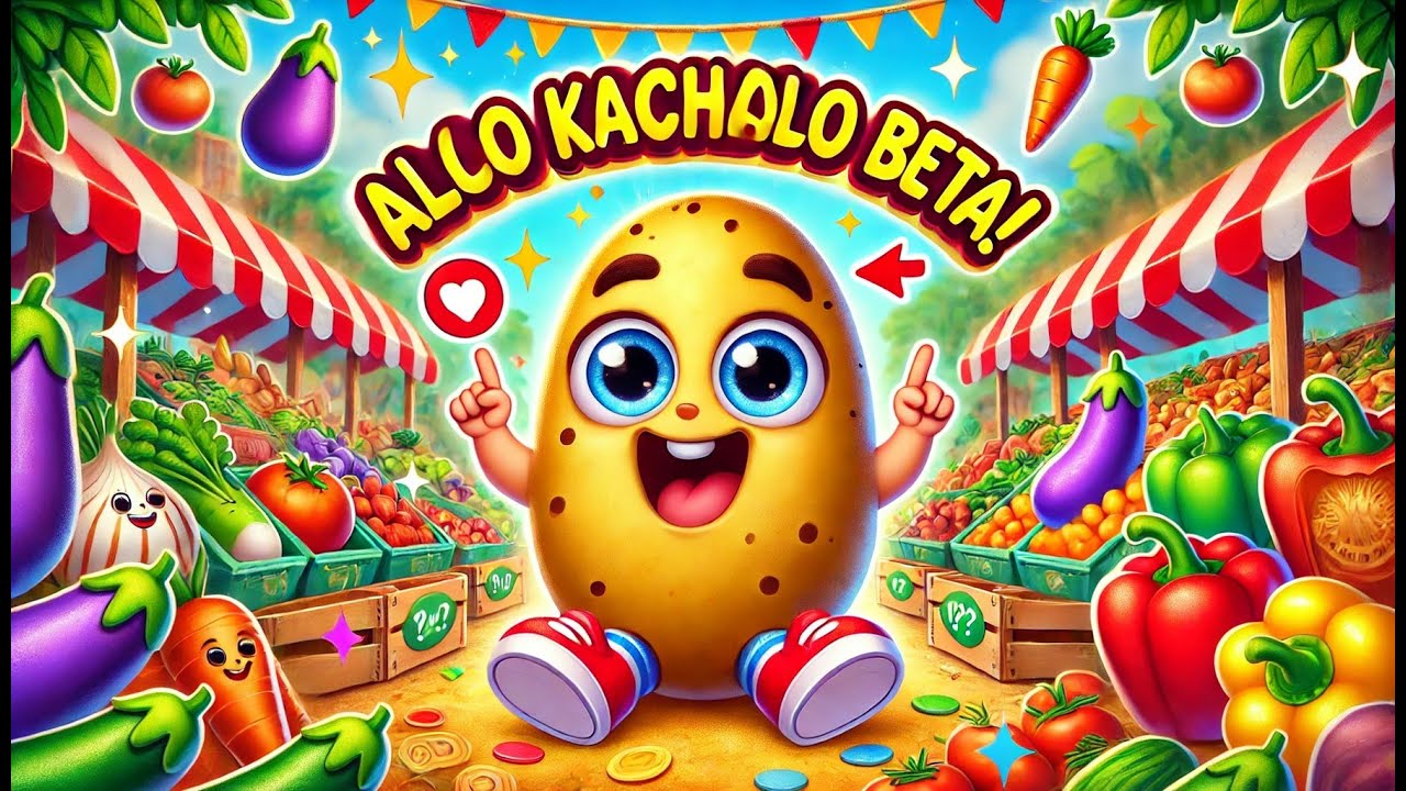 Aloo Kachalo Beta | Popular Kids Song | Urdu Hindi Cartoon for Children ...