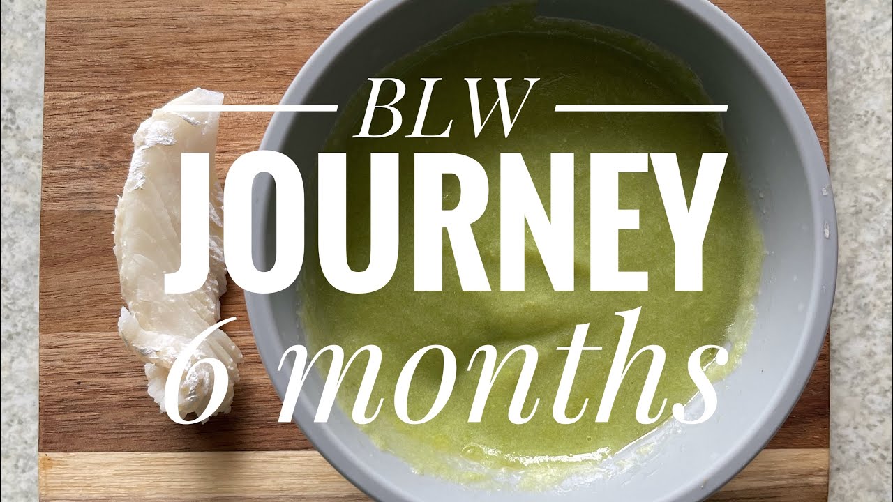 BLW Steamed cod fish 6 months old - YouTube