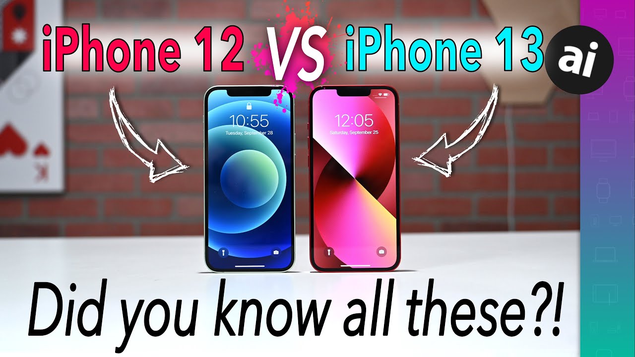 Ultimate Compare! iPhone 12 VS iPhone 13! Here is EVERY Difference ...