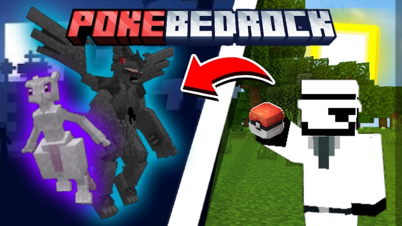POKEBEDROCK 1.20.81!MELHOR ADDON/MOD DE POKEMON PARA MINECRAFT MCPE/BEDROCK - YouTube