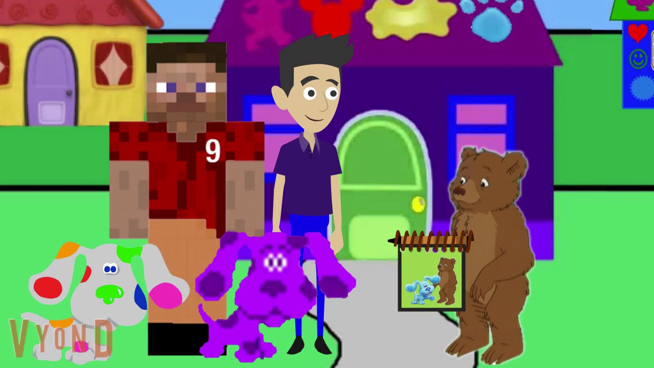 Little Bear Showing Me and Noah Bisson his Notebook from Blue (Clip ...