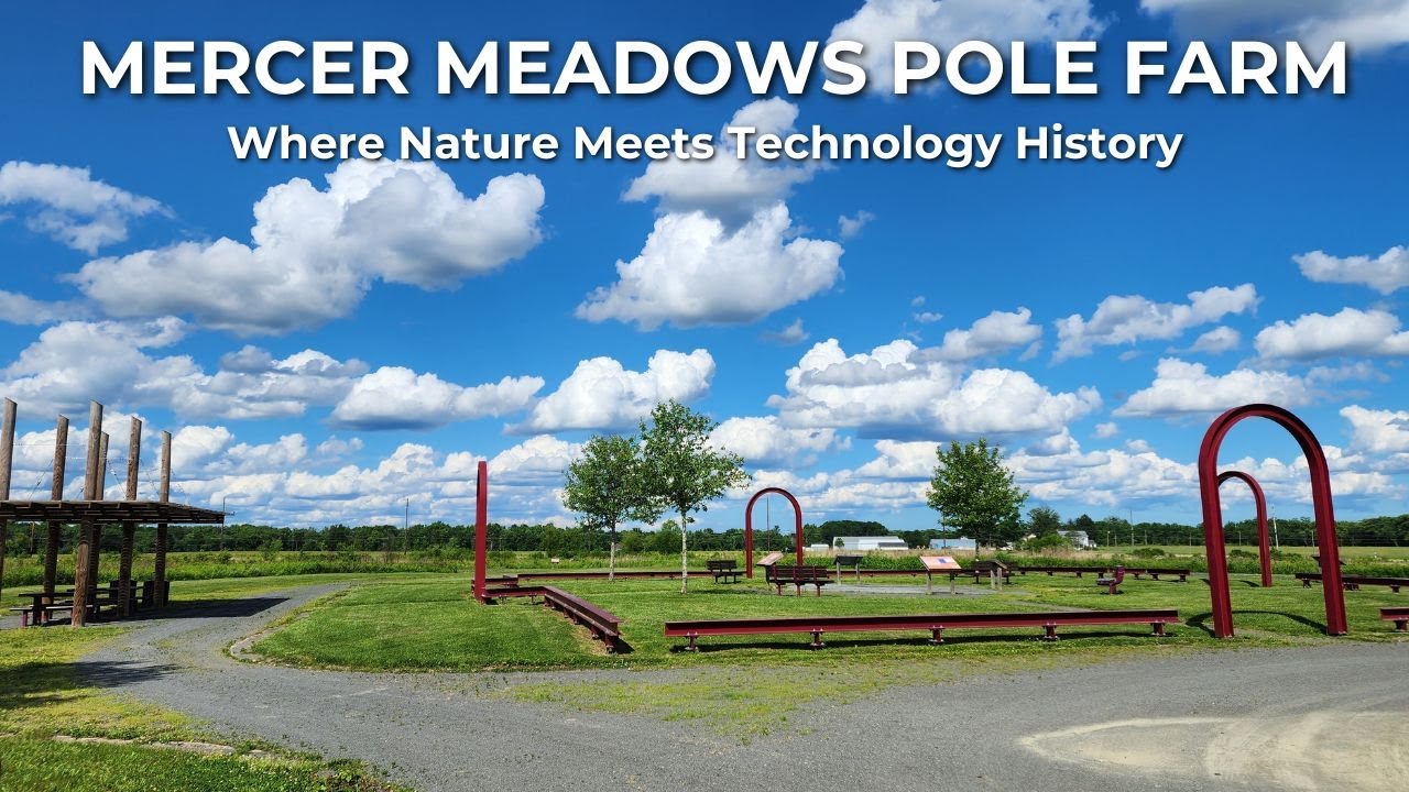 Mercer Meadows Pole Farm: Where Nature Meets Tech History - YouTube
