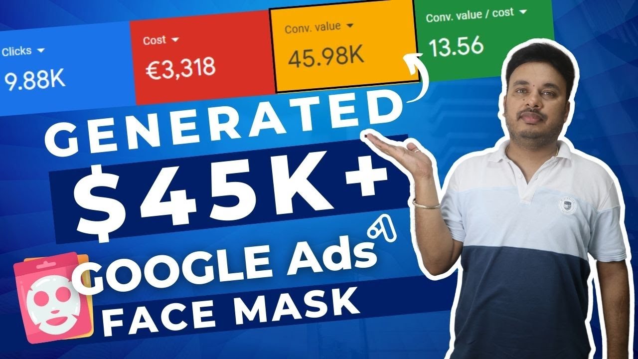 Google Ads For Face Mask | PPC For Face Mask Store - Case Study - YouTube
