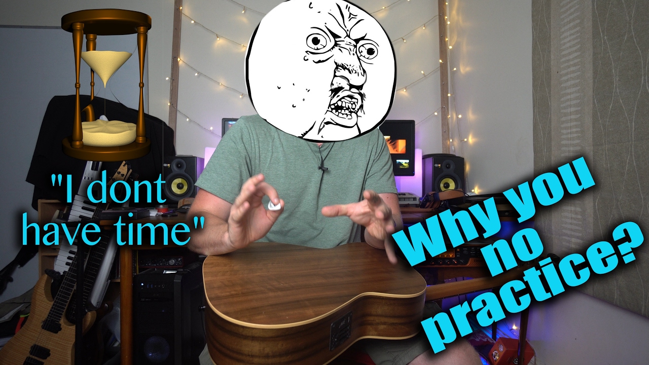 How to MAKE TIME to practice! - YouTube