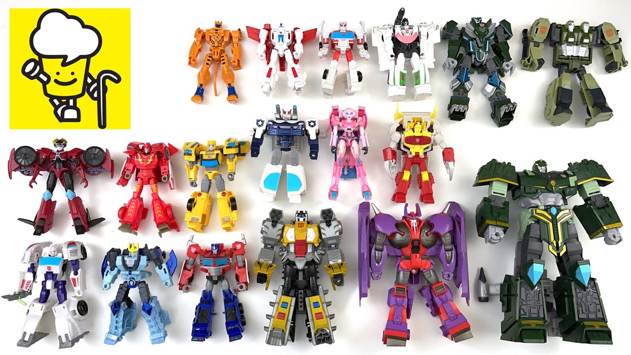 Transformers Cyberverse Autobot Optimus Prime Bumblebee Alpha Trion ...