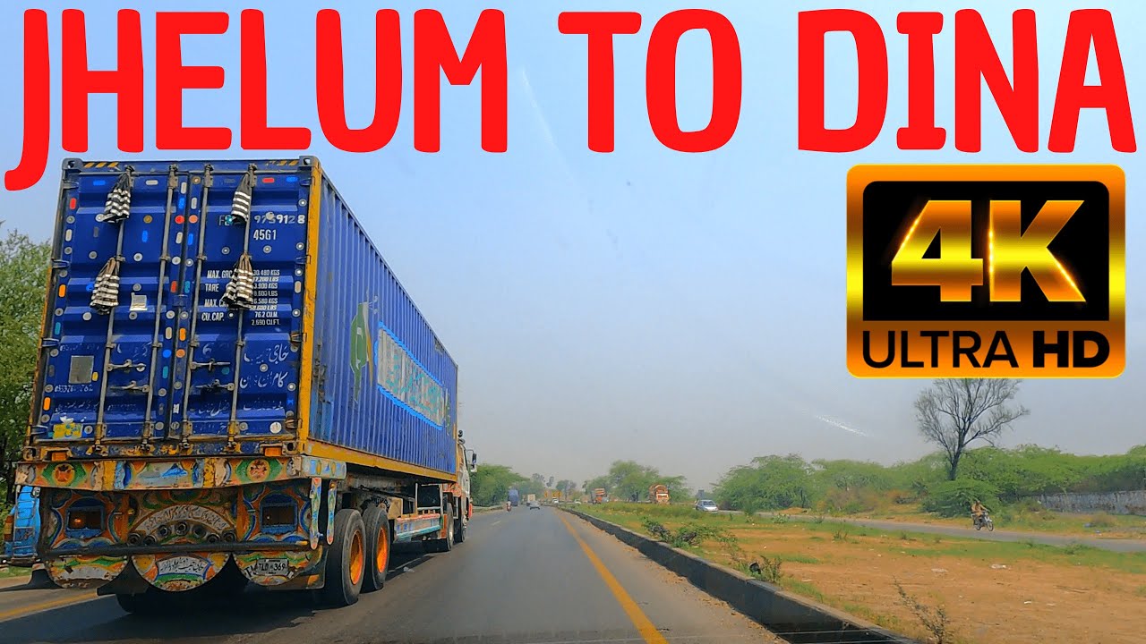 4K Driving From Jhelum City Housing (Sattelite Town) To Dina City 4K ...