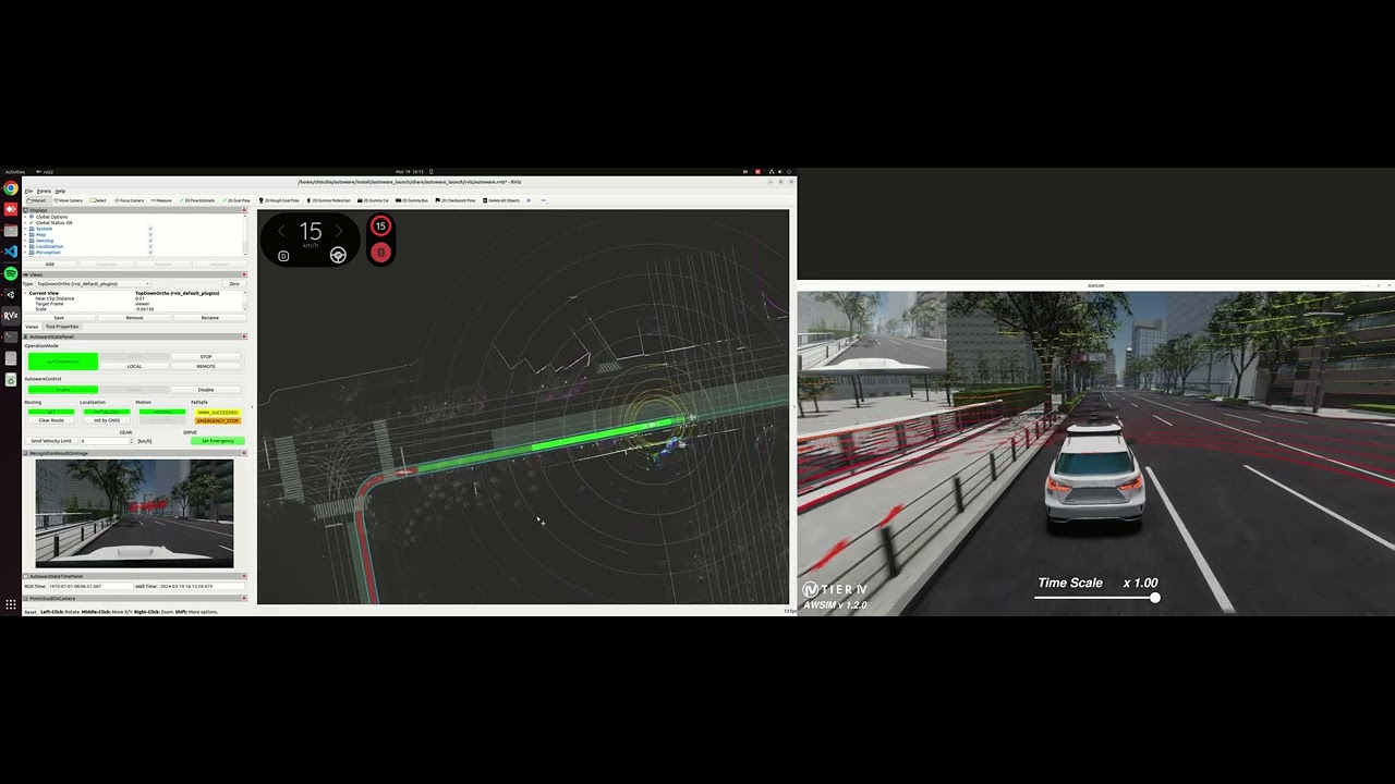 Autoware Universe and AWSIM Demo Video - YouTube