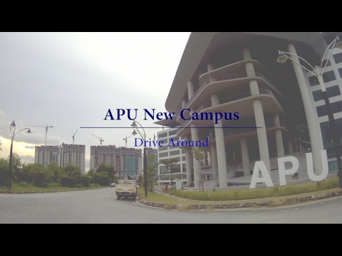 Drive Around APU New Campus - YouTube