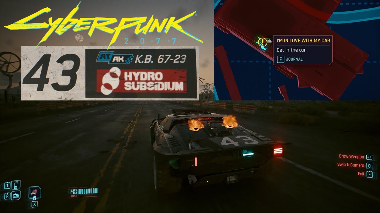 Cyberpunk 2077 Ken Block Tribute FREE Car QUADRA TYPE-66 "HOON" Update ...