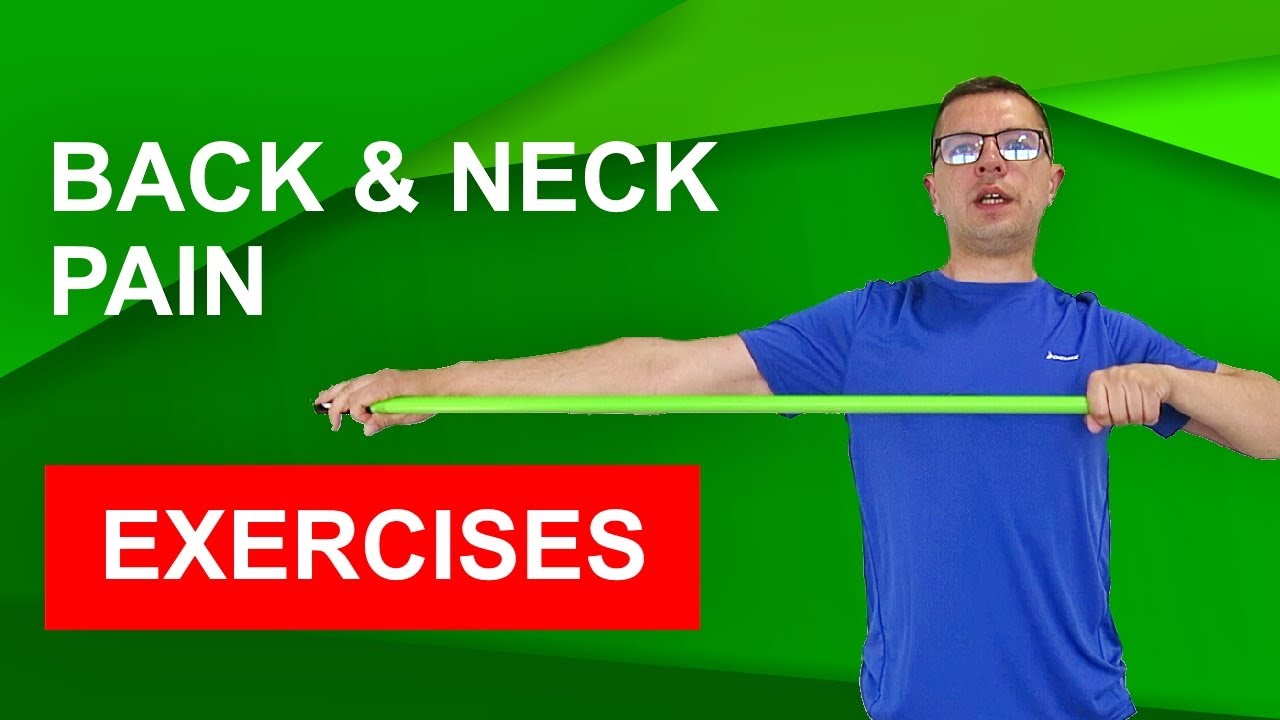 Exercises for Neck and Back Pain - 7 min - YouTube