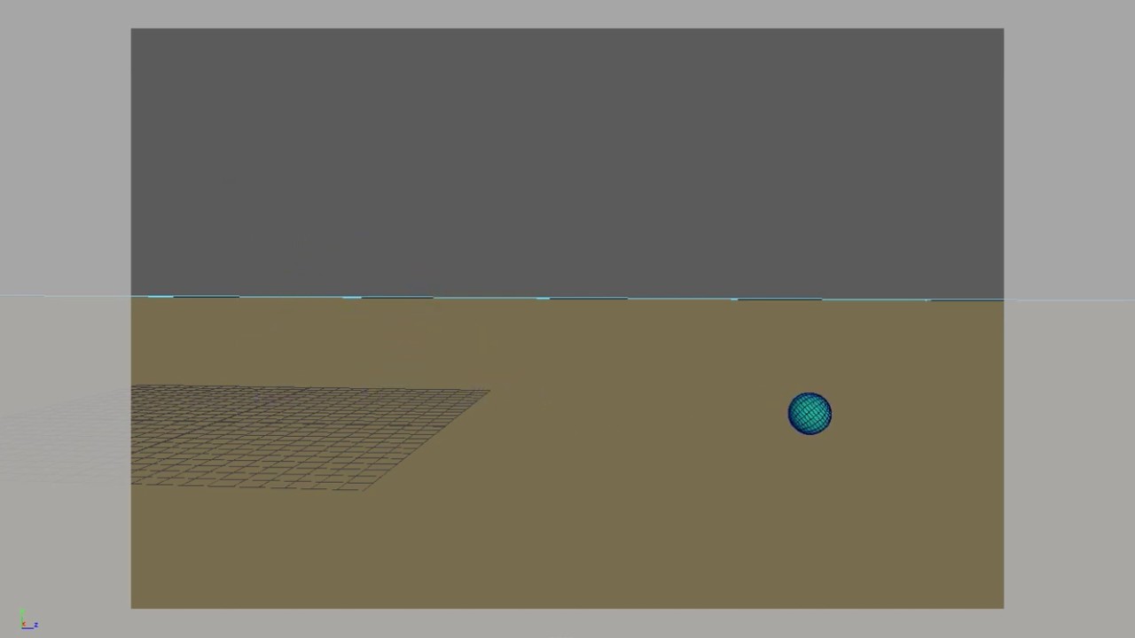 Rebond d'une balle - 1er test d'animation - YouTube