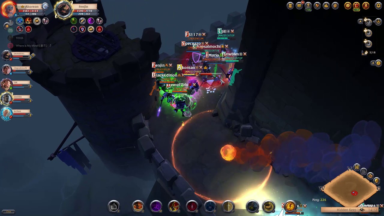 알비온 Albion online] pvp#9 incubus mace / counter dive - YouTube