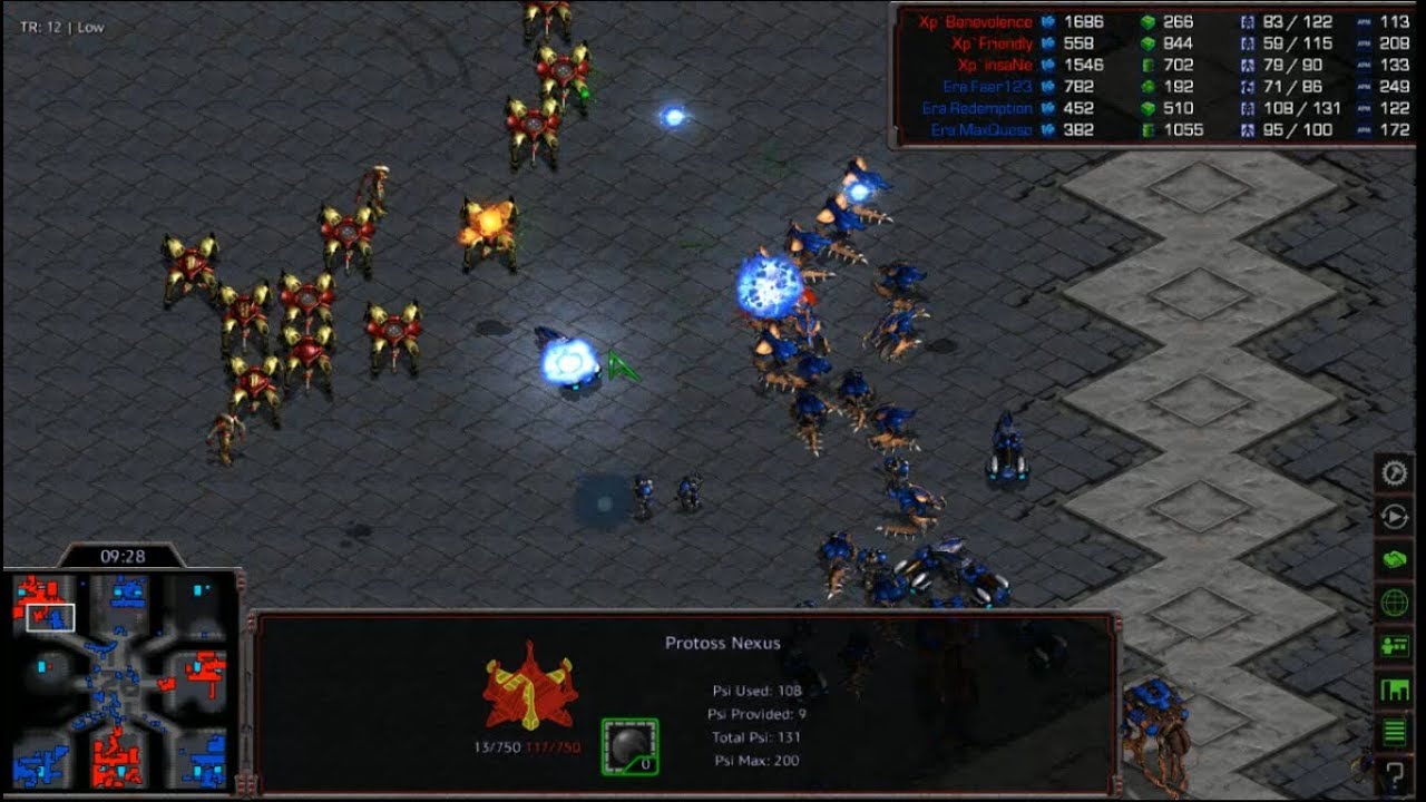 starcraft BW fastest 3:3 (clan xp` vs clan Era) - YouTube