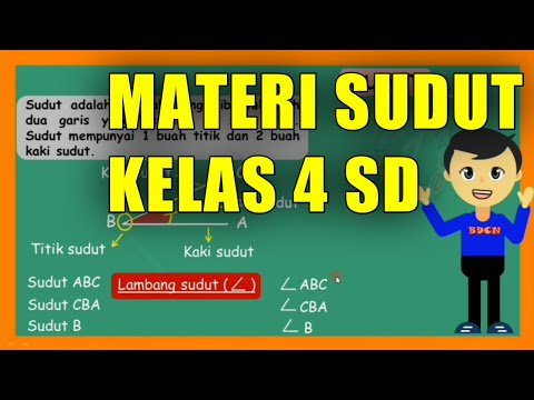 MATERI SUDUT KELAS 4 SD