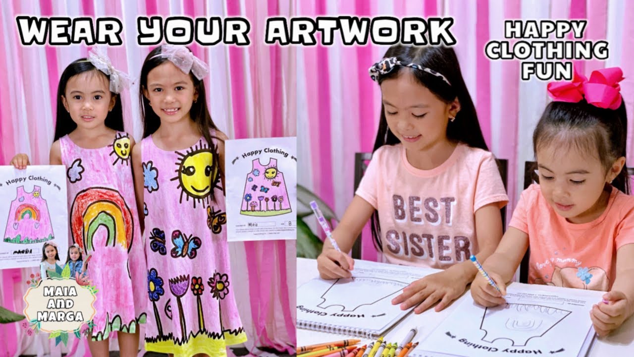 Turn Your Kids Artwork Into Unique Clothes | Wear Your Artwork - YouTube