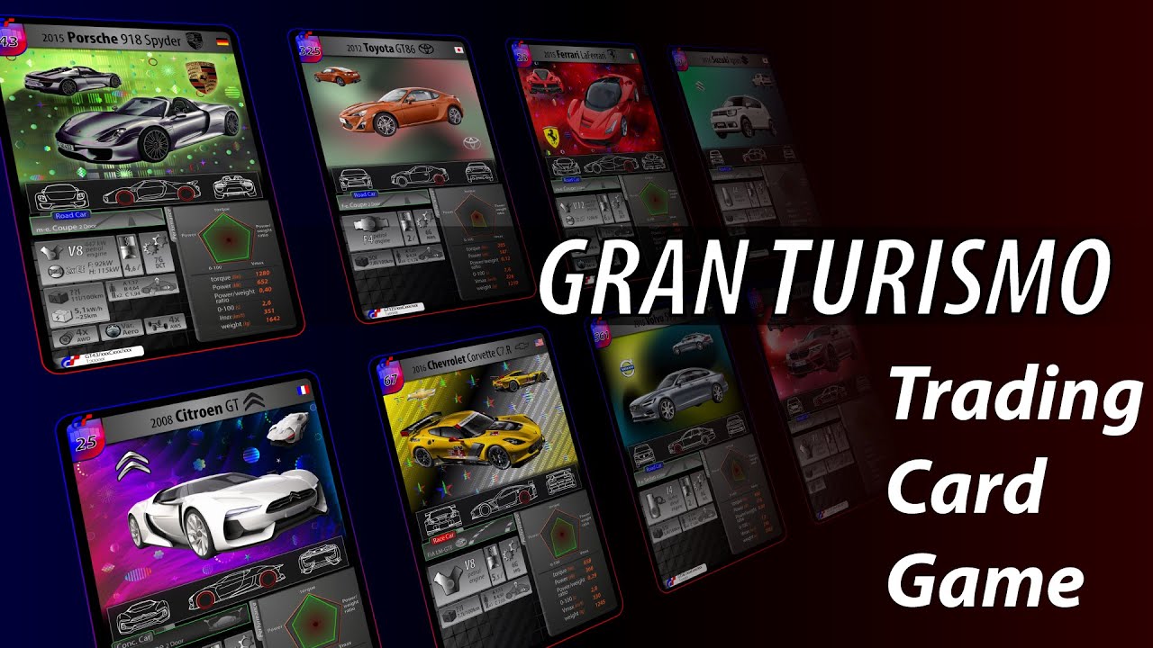 Gran Turismo Trading Card Game Project (TCG) - YouTube