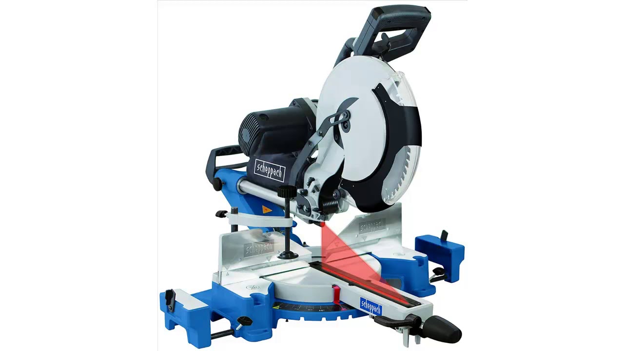 Scheppach Kappsäge HM120L - YouTube