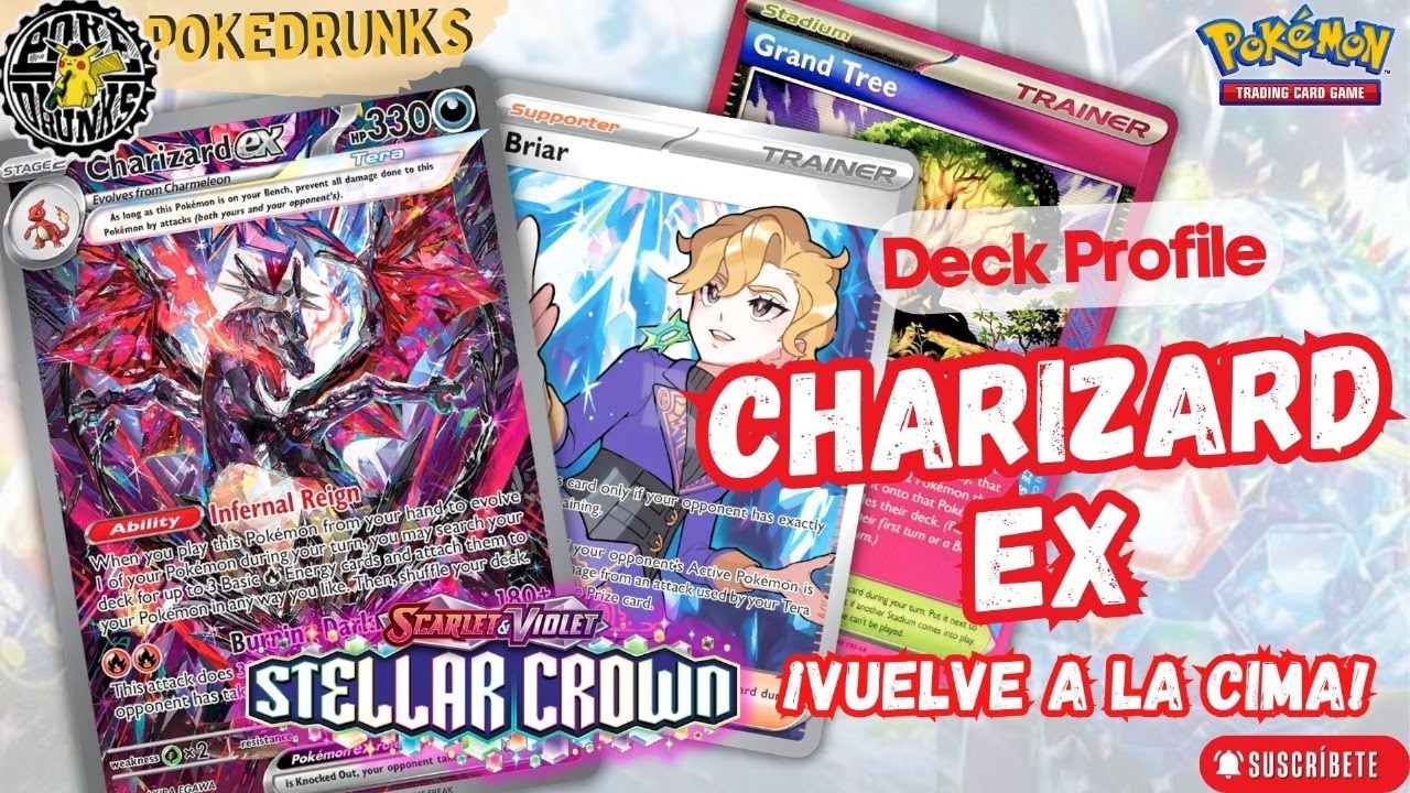 Pokemon TCG Stellar Crown Charizard Ex Deck Profile | Con todo para ser ...