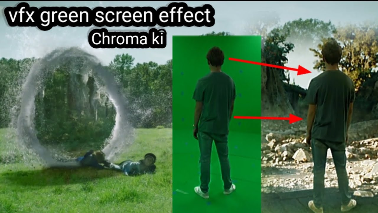 VFX Croma ki green screen effect ग्रीन इसकरीन किरोमा की #suprboy2020 ...