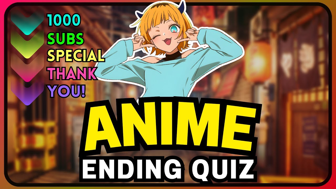 ANIME ENDING QUIZ | My TOP 100 Endings - YouTube