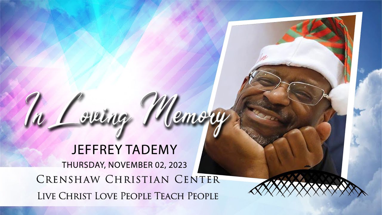 Jeffrey Tademy - Celebration of Life - November 02, 2023 - YouTube