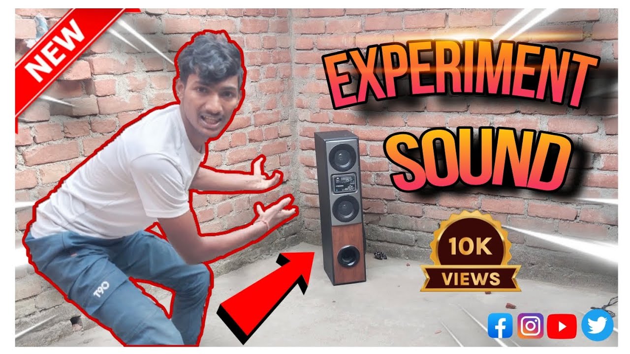 My First Experiment 😱 - साउंड एक्सपेरिमेंट / Home Theatre / experiment ...