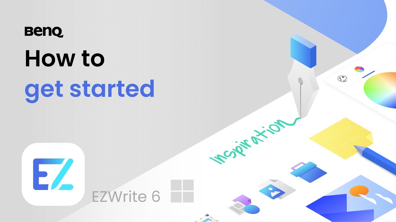 [Windows] How to get started with BenQ EZWrite 6 - YouTube