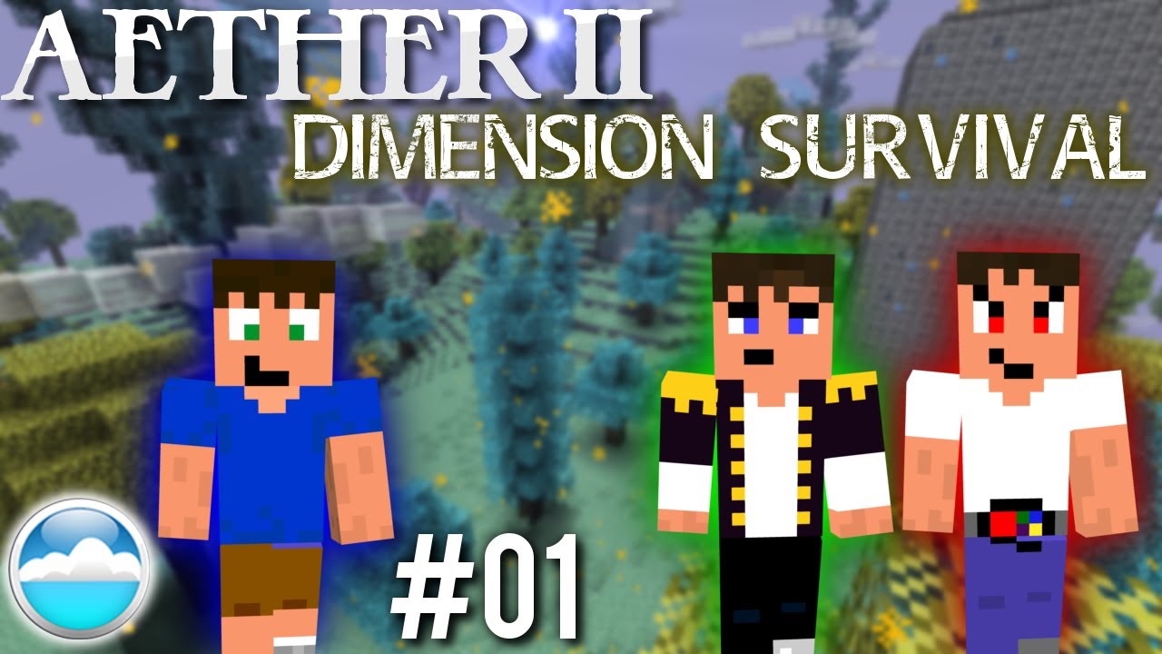 Minecraft: Aether II First Gameplay - A Heavenly World - YouTube