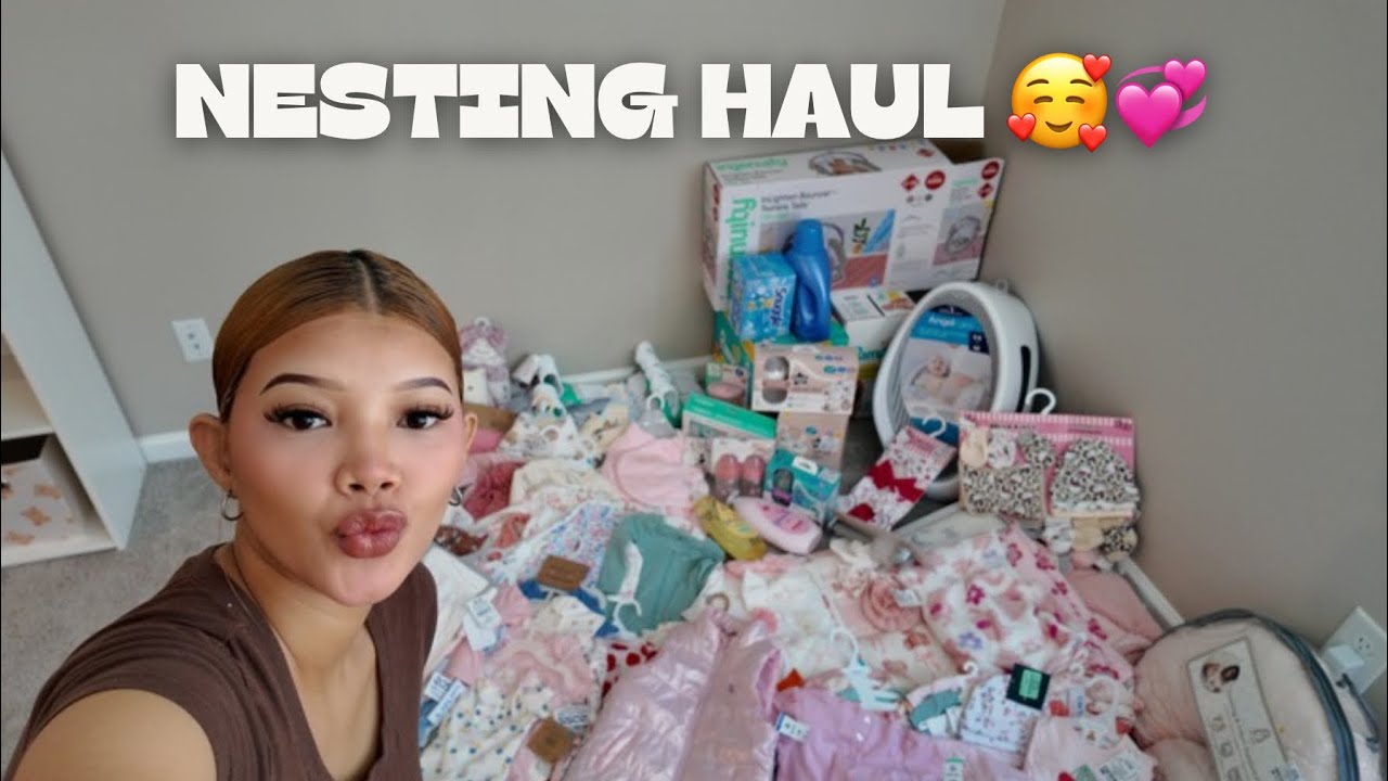 NESTING HAUL (EVERYTHING I BOUGHT FOR BABY EMERY) 🥰🤍 - LIFE IN AMERICA ...