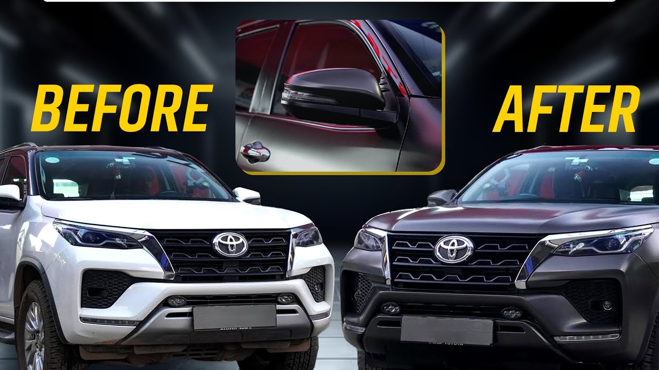 Fortuner Black PPF at Wraps Studio Sikar | Premium Car Protection ...