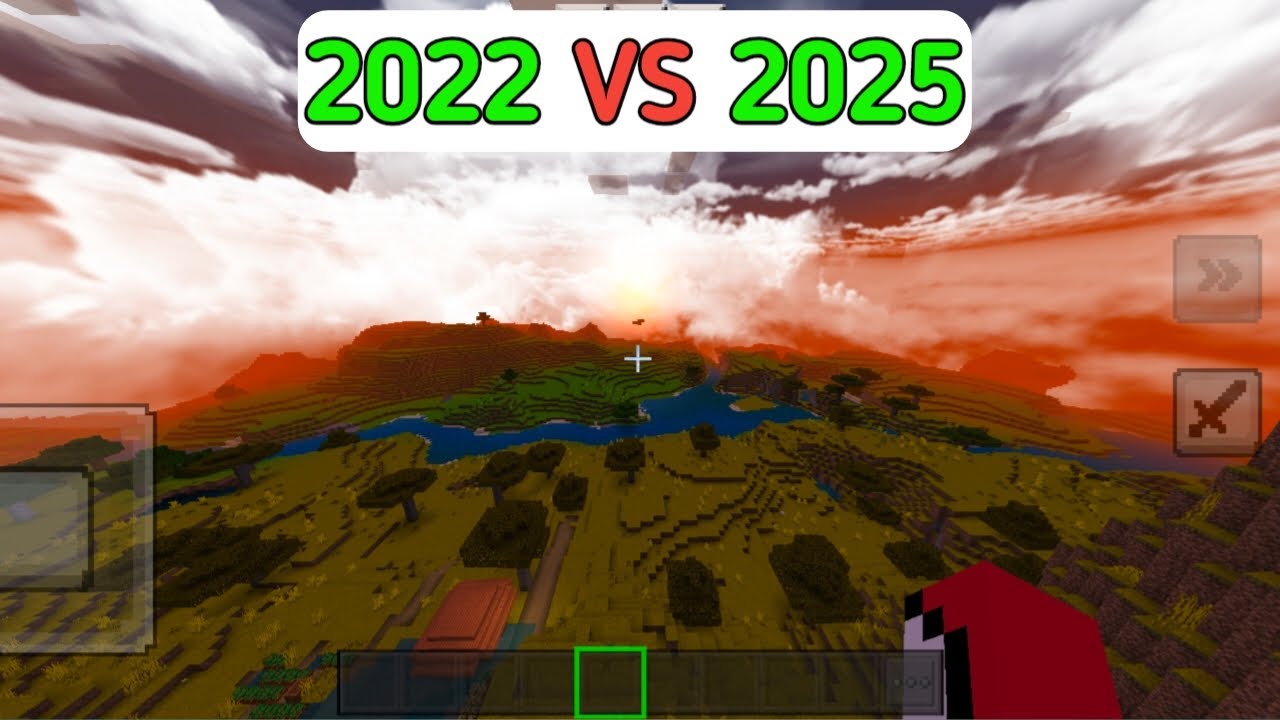 minecraft graphics in 2022 vs 2025 - YouTube