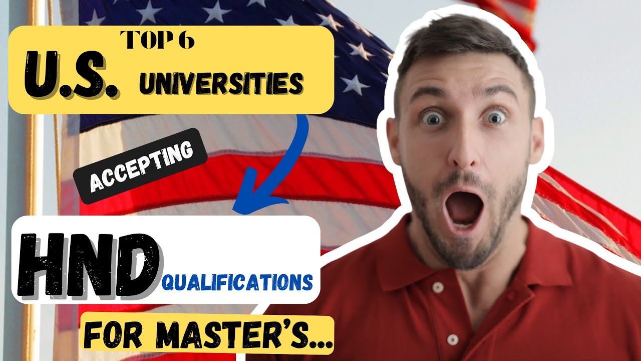 HND to Master’s: Top US Universities in (2024) - YouTube