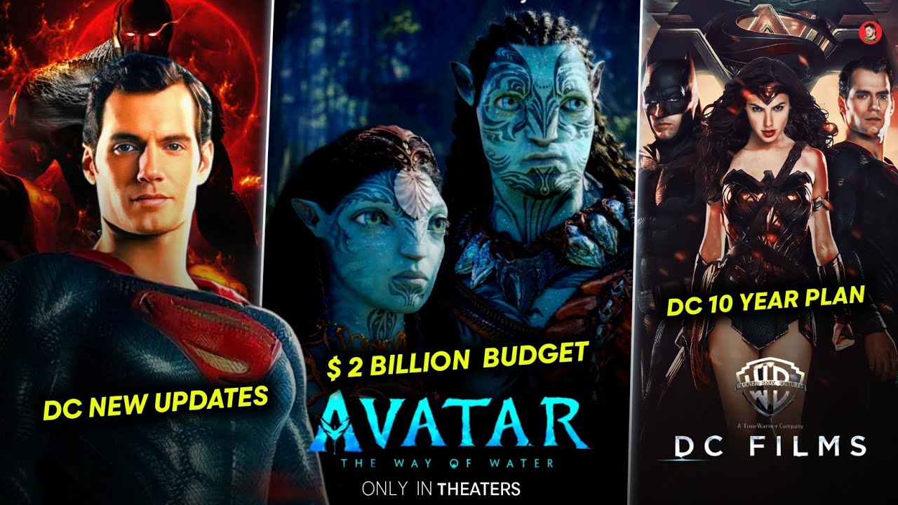 🔥♥️James Gunn DC 10 Year Plan Update | Avatar 2 Budget $2B | Avatar 2 ...