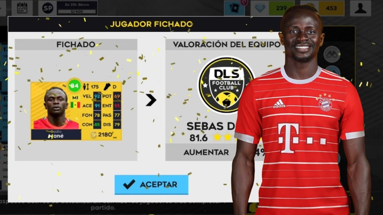 FICHO A SADIO MANE EN DREAM LEAGUE SOCCER 22 😱😱 | DE LOS JUGADORES QUE ...