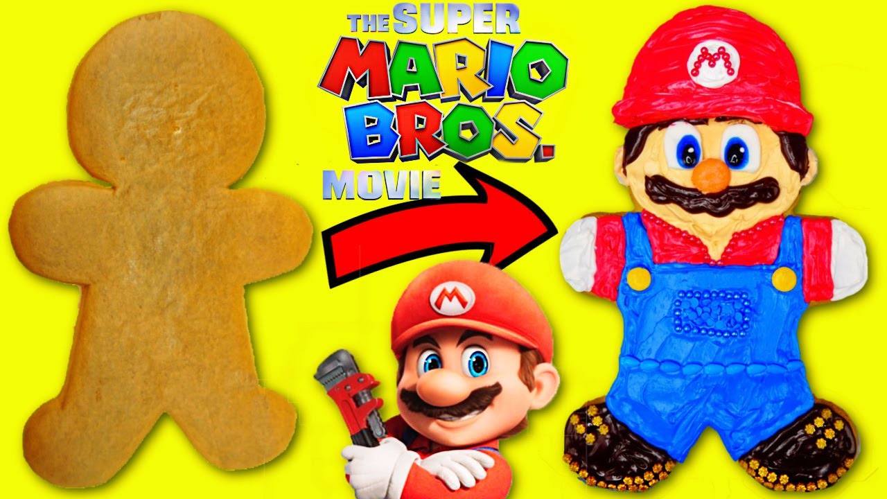 The Super Mario Bros Movie inspired Gingerbread Man Cookie Decoration ...