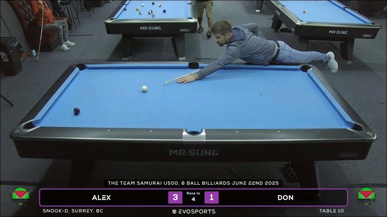 ALEX vs DON - SNOOK-D - TABLE 10 | EvoSports - YouTube