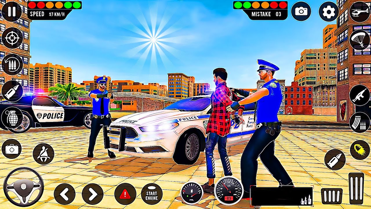 Police Officer Simulator 2023 - City Police Car Driving Game | Android ...
