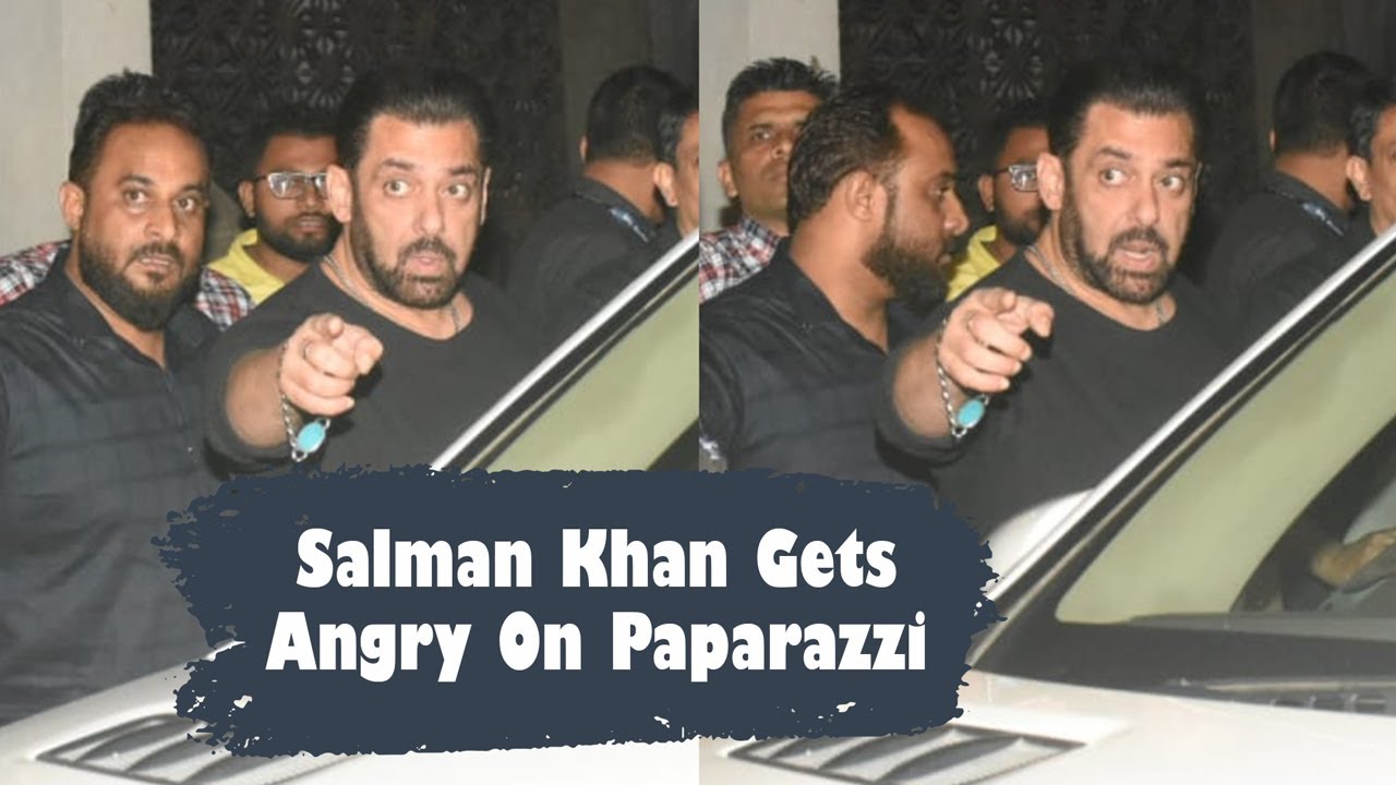 Salman Khan Gets Angry On Paparazzi | Sohail Khan Celebrates 53rd ...
