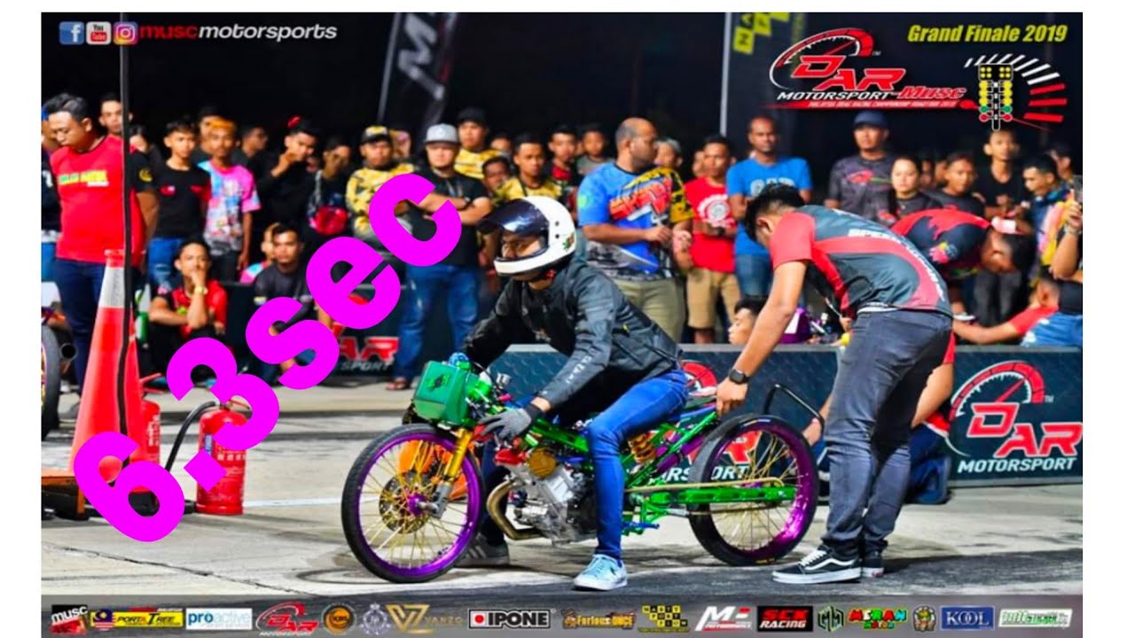 ESR Motor (6.3sec) Catatan Masa dan Spec Green Monster 4t150 Pro Drag ...