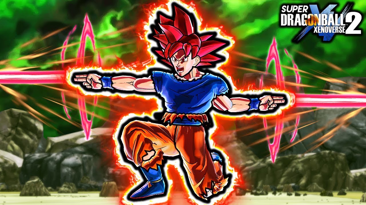 NEW BIG ANIME GOD GOKU REVAMP PACK! Dragon Ball Xenoverse 2 Custom God ...