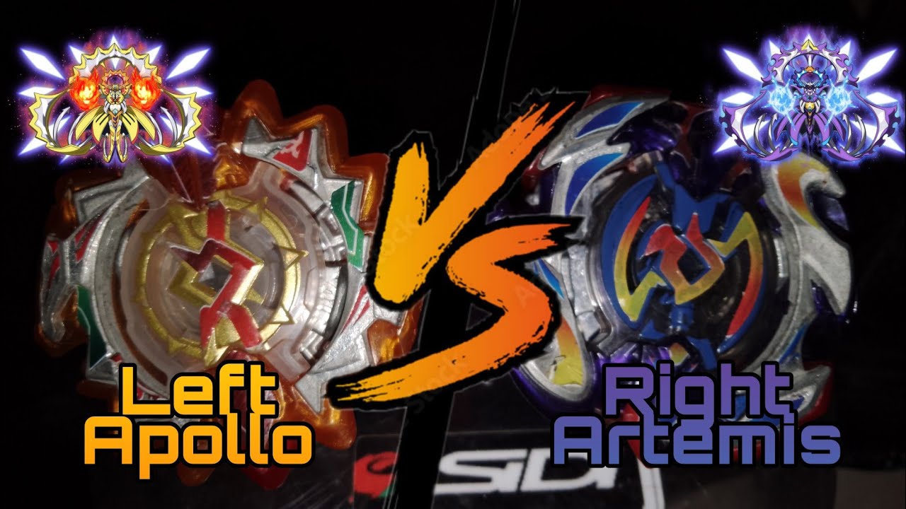 Right Artemis Vs Left Apollo|Beyblade Burst Cho-Z/Turbo|Battle - YouTube