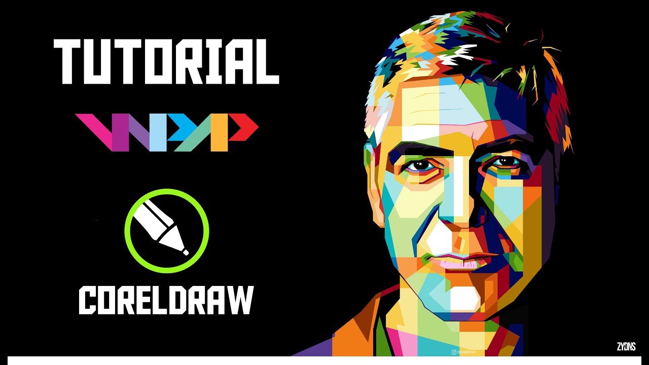 tutorial WPAP CorelDRAW by zaydanus - YouTube
