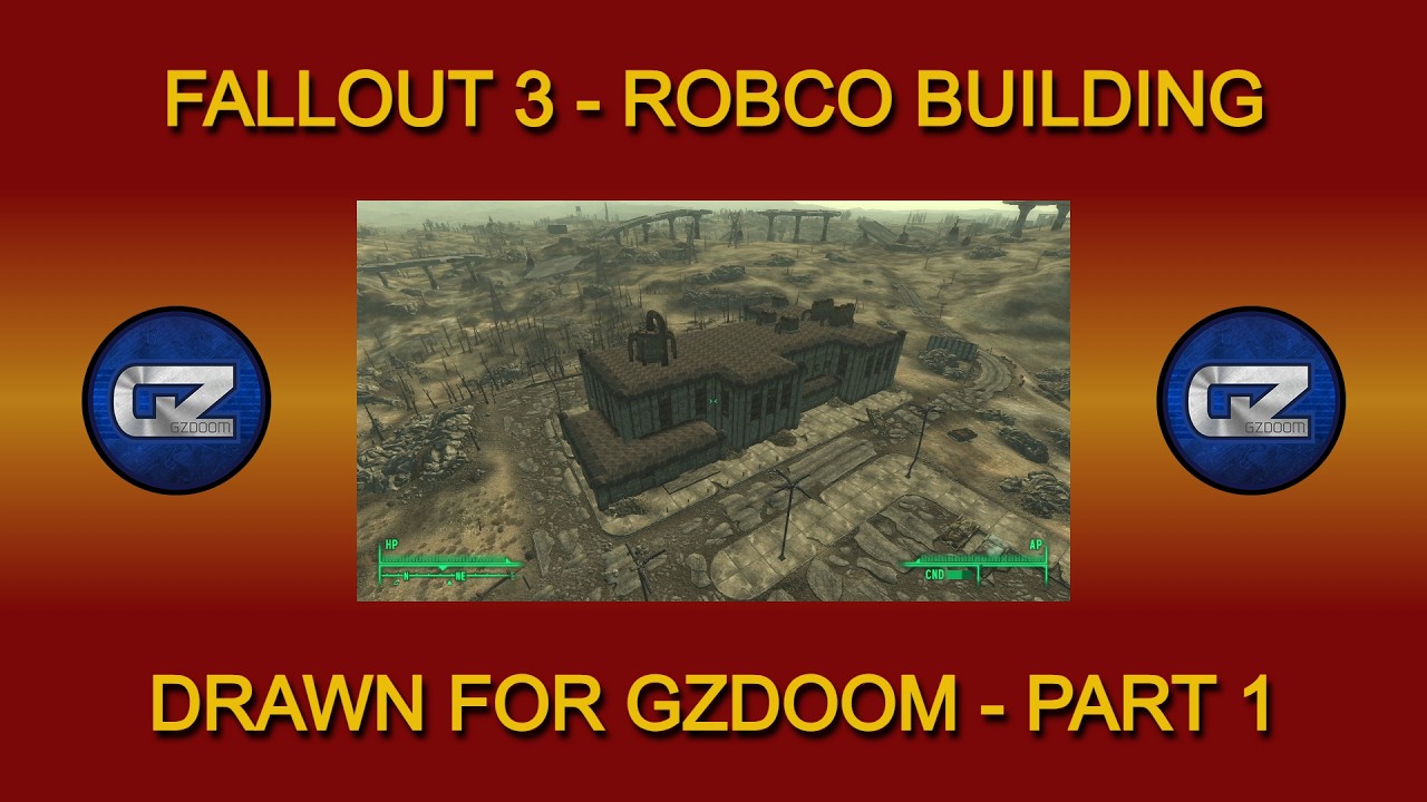 Fallout 3 RobCo Building drawn for GZDoom - Part 1 - YouTube