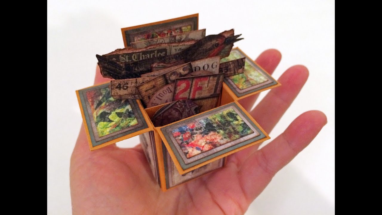 3" x 3" Card In A Box - YouTube