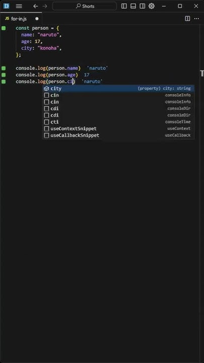 Rahasia Mudah Looping Properti Objek di JavaScript dengan for...in! - YouTube