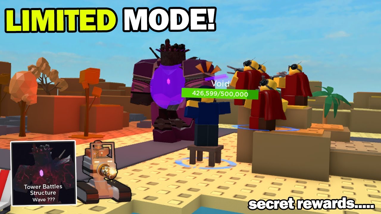 RTDS IS BACK! NEW LIMITED MODE (Retro Tower Defense) - Roblox - YouTube